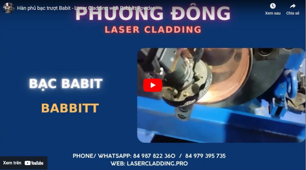 Trang chủ - Phun phủ Laser Cladding